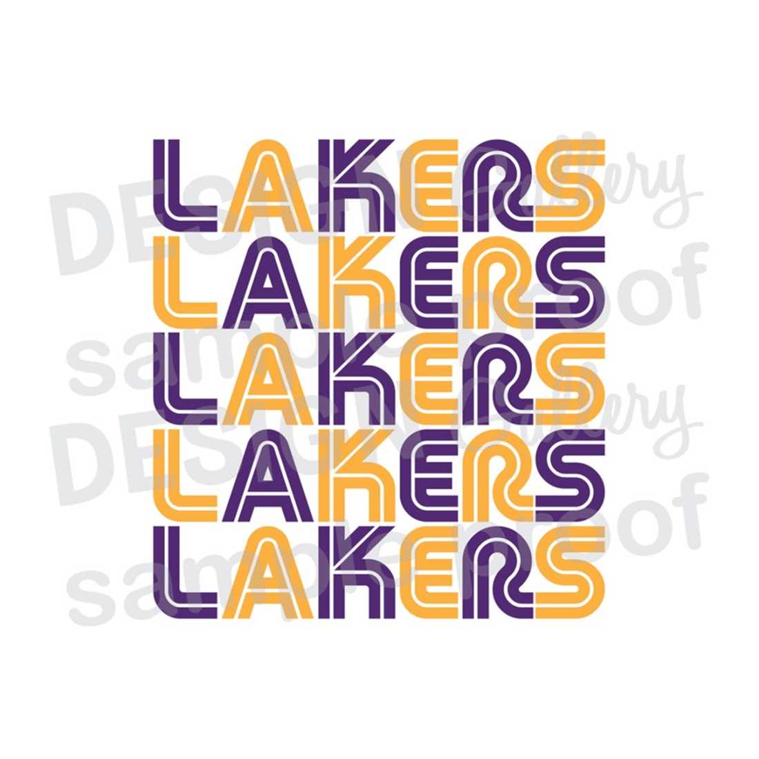 Lakers - JPG, png & SVG, DXF cut file, Printable Digital, ba - Inspire ...