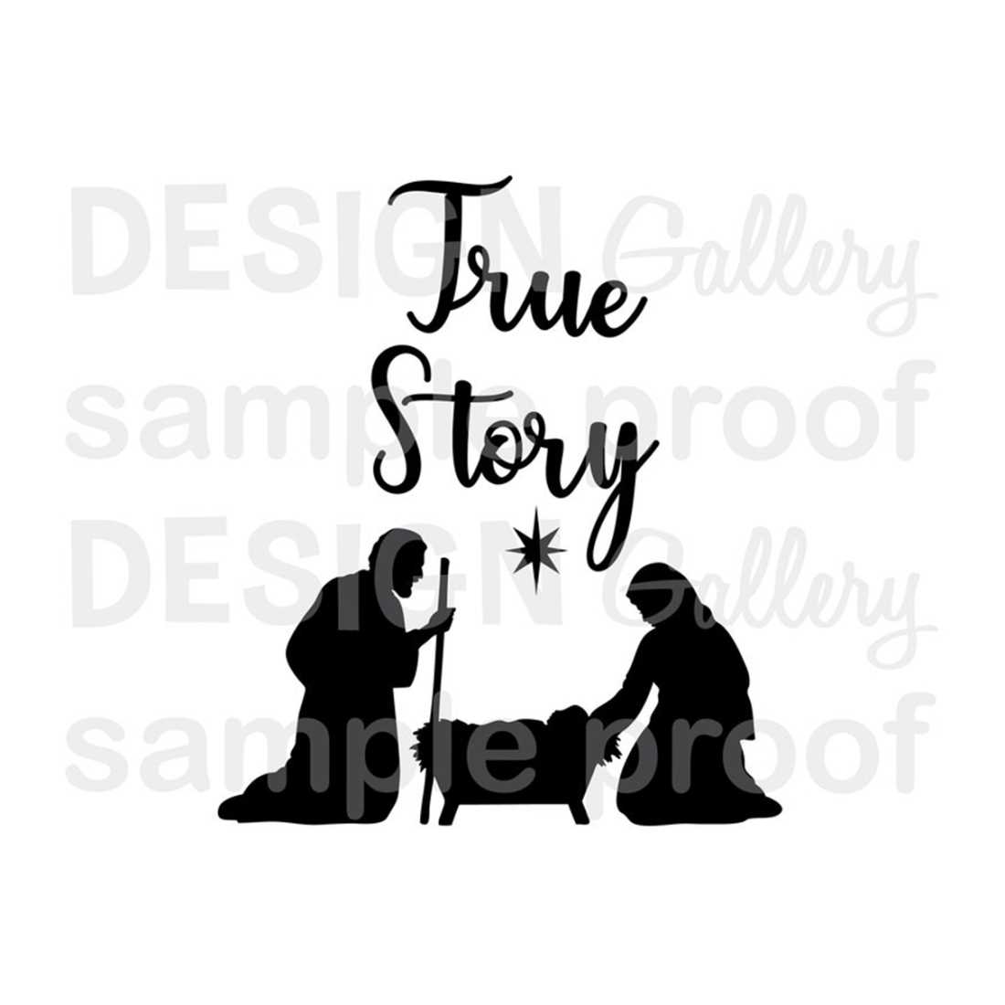 True Story - svg, dxf cut & jpg, png image files - Christmas | Inspire ...