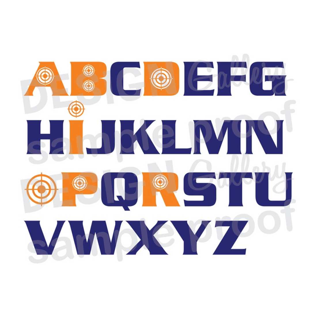 Alphabet Letters - JPG, png & SVG, DXF cut file, Printable D | Inspire ...
