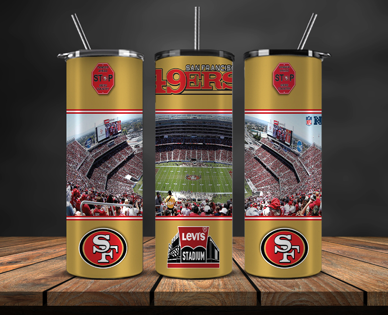 49ers Tumbler Wrap , Nfl Stadiums Tumbler Wraps - Inspire Uplift