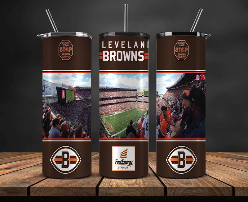 Browns Tumbler Wrap , Nfl Stadiums Tumbler Wraps | Inspire Uplift
