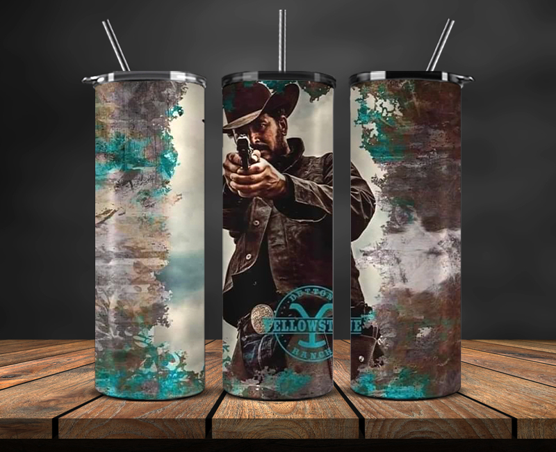 Yellowstone Tumbler Wrap Png, Yellow Stone Tumbler Digital D - Inspire ...