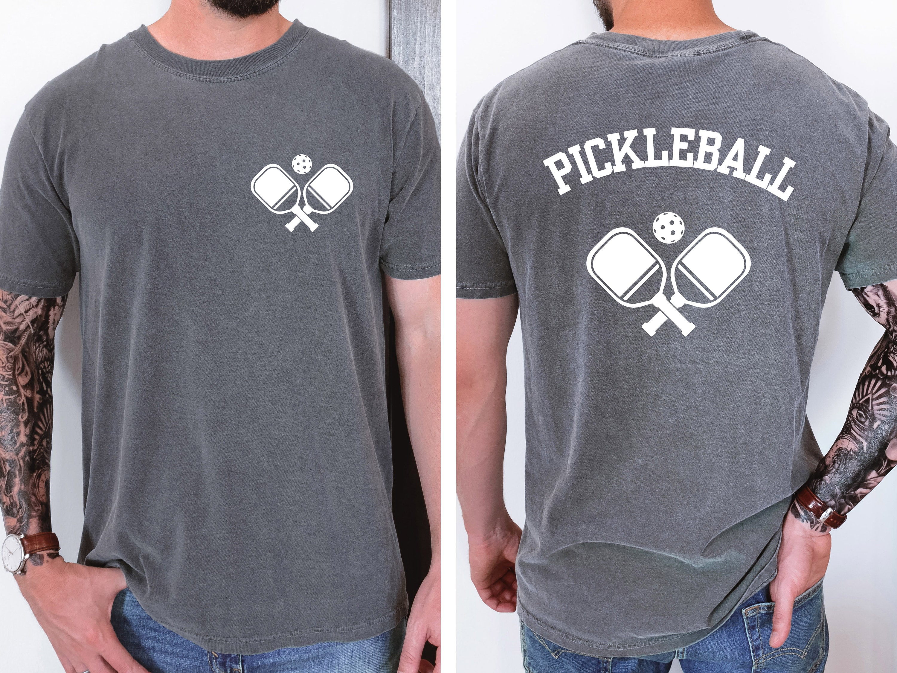 Pickleball Shirt Png Front and Backside Print, Pickleball Gi - Inspire ...