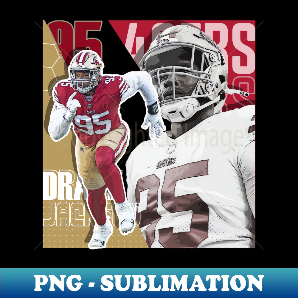 Drake Jackson Football Paper Poster 49ers 7 - Instant Sublim - Inspire ...