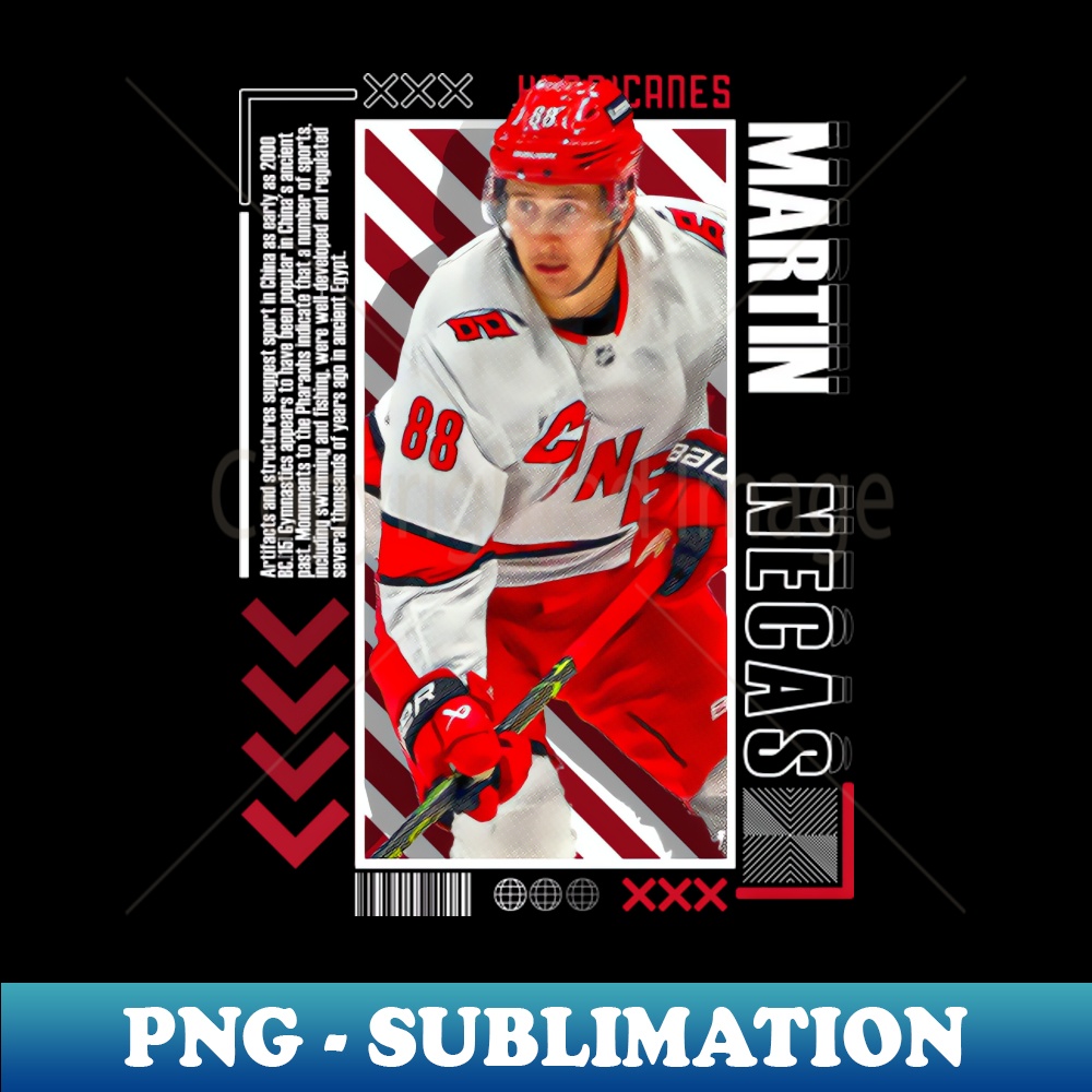 Martin Necas Hockey Paper Poster Hurricanes 9 - Special Edit | Inspire ...