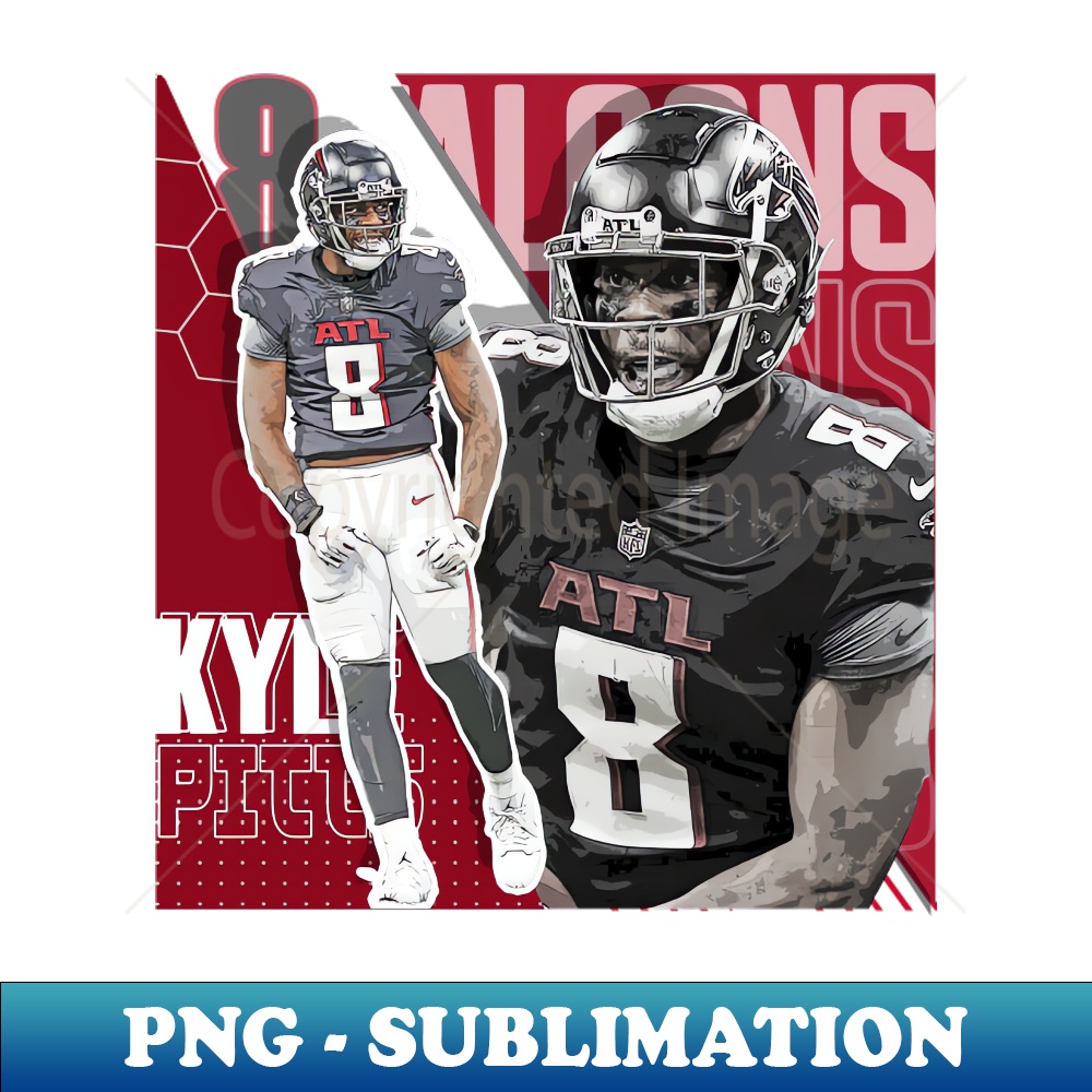 Kyle Pitts Football Paper Poster Falcons 7 - Sublimation-Rea | Inspire ...