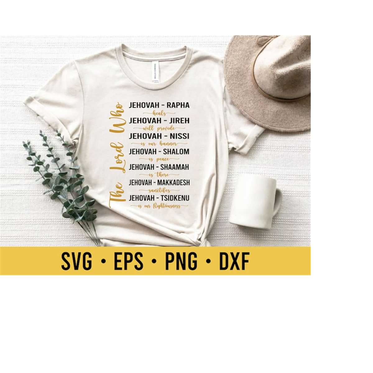 Jehovah SVG | The Lord Who Heals SVG | Jehovah's Witness Shi | Inspire ...