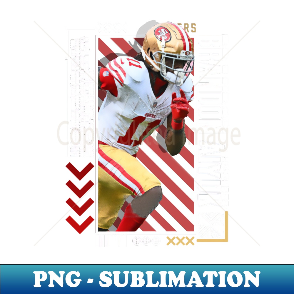 Brandon Aiyuk Football Paper Poster 49ers 9 - Instant Sublim | Inspire ...