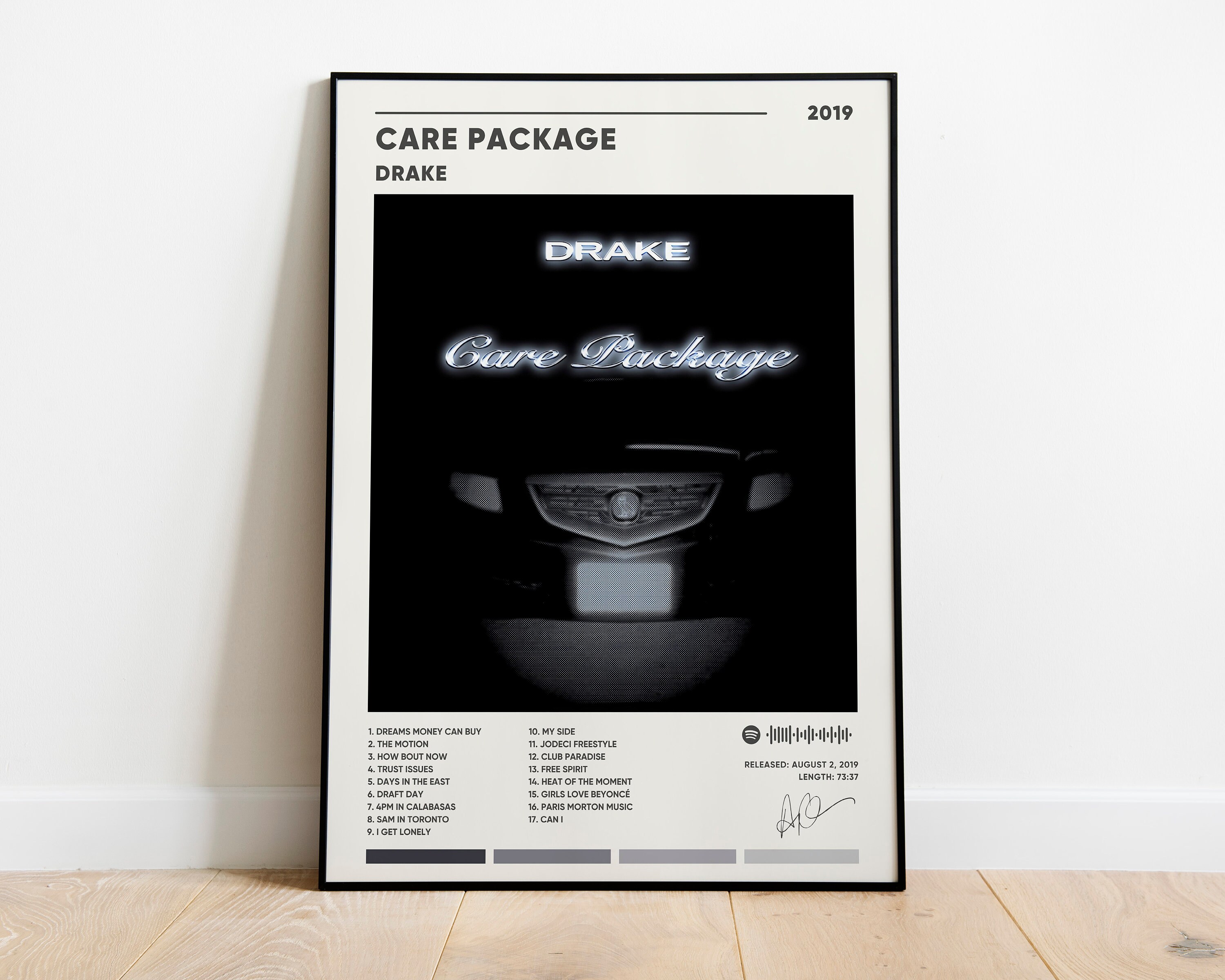 Drake Care Package Album Cover Poster, Drake Care Package Po | Inspire ...