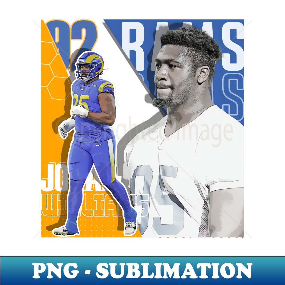 Jonah Williams Football Paper Poster Rams 7 - Premium Sublim | Inspire ...