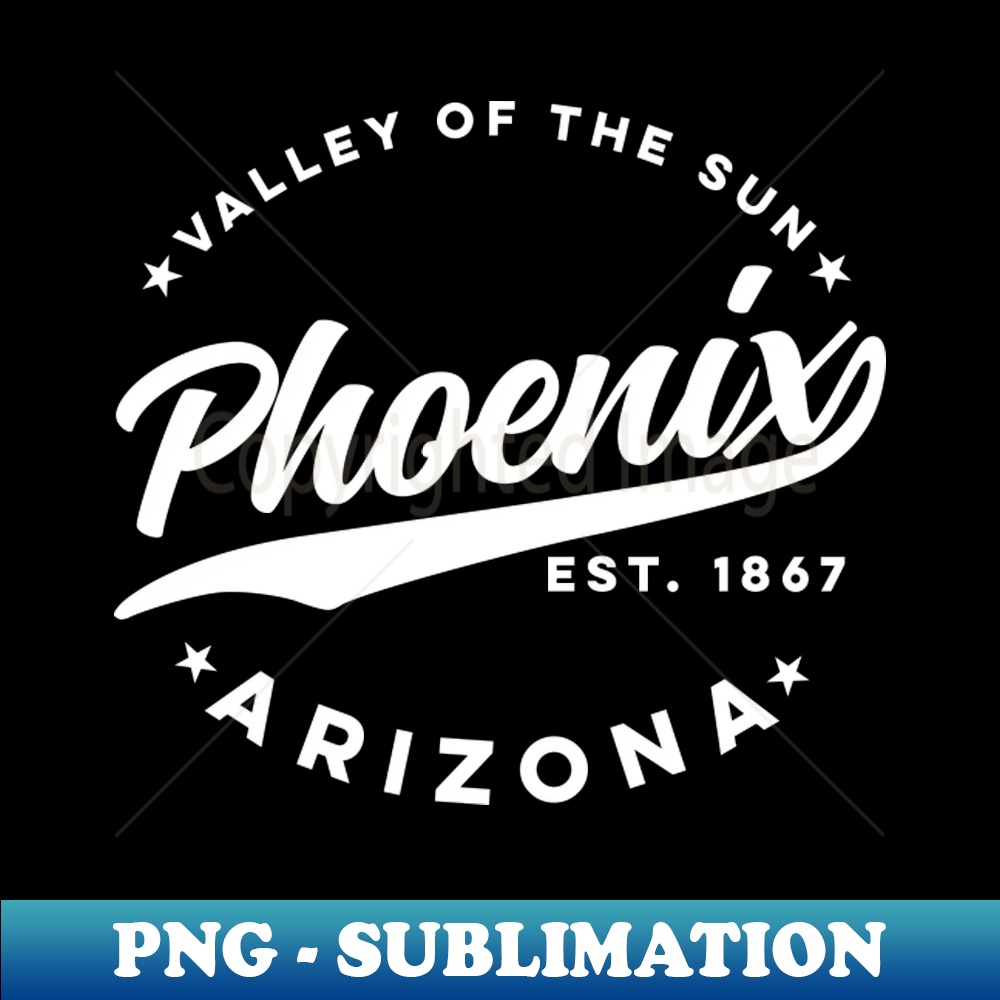 Vintage Phoenix Arizona Valley of the Sun City White - Subli | Inspire ...