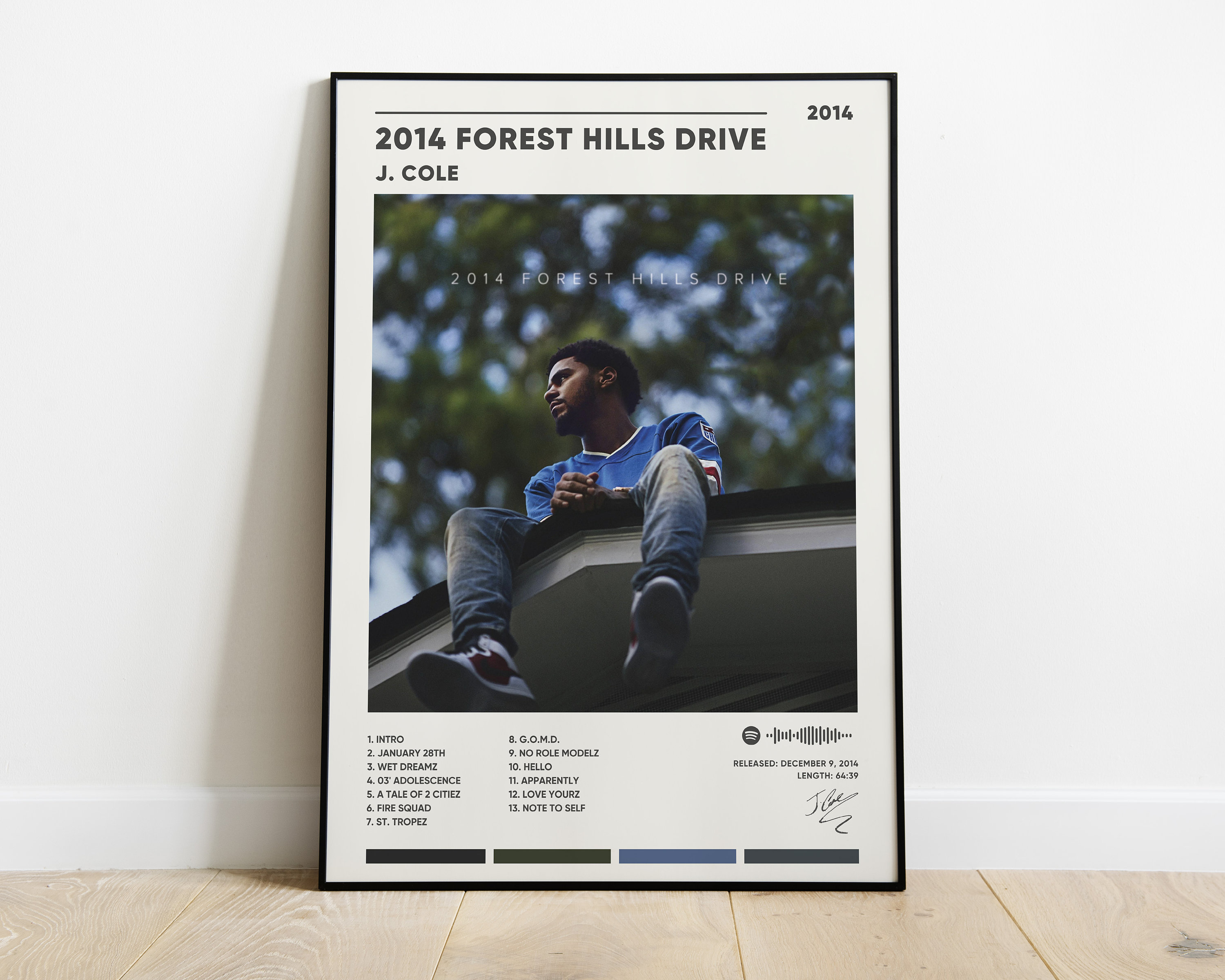 J Cole 2014 Forest Hills Drive Album Cover Poster, J Cole 20 | Inspire ...