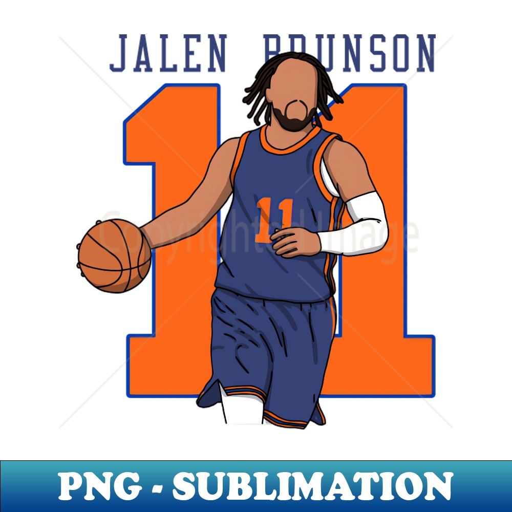 Jalen Brunson Comic Style - PNG Transparent Sublimation Desi - Inspire ...