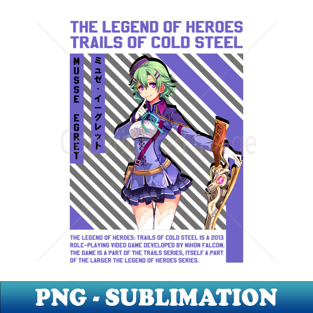 MUSSE EGRET - Trails Of Cold Steel - Premium PNG Sublimation | Inspire ...
