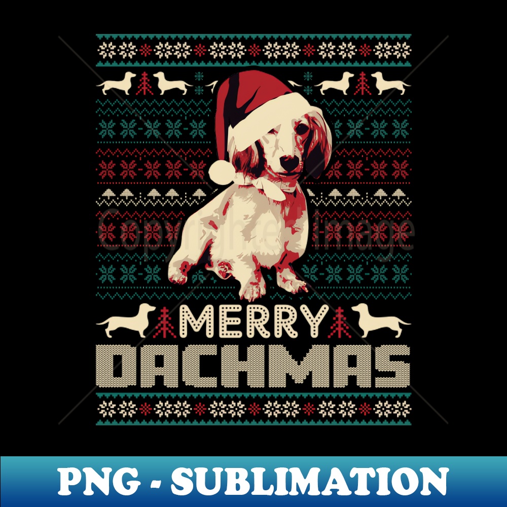 Cute Dachshund Merry Dachmas Ugly Sweater - Unique Sublimati | Inspire ...