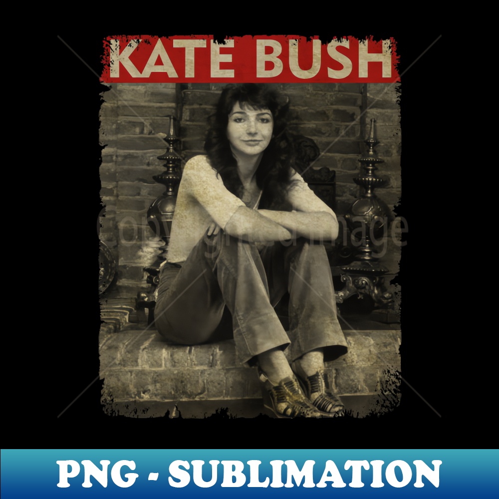 Kate Bush - RETRO STYLE - PNG Transparent Sublimation Design - Inspire ...