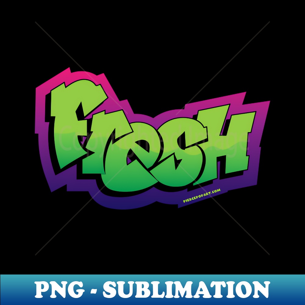 Fresh - Retro PNG Sublimation Digital Download - Bring Your | Inspire ...