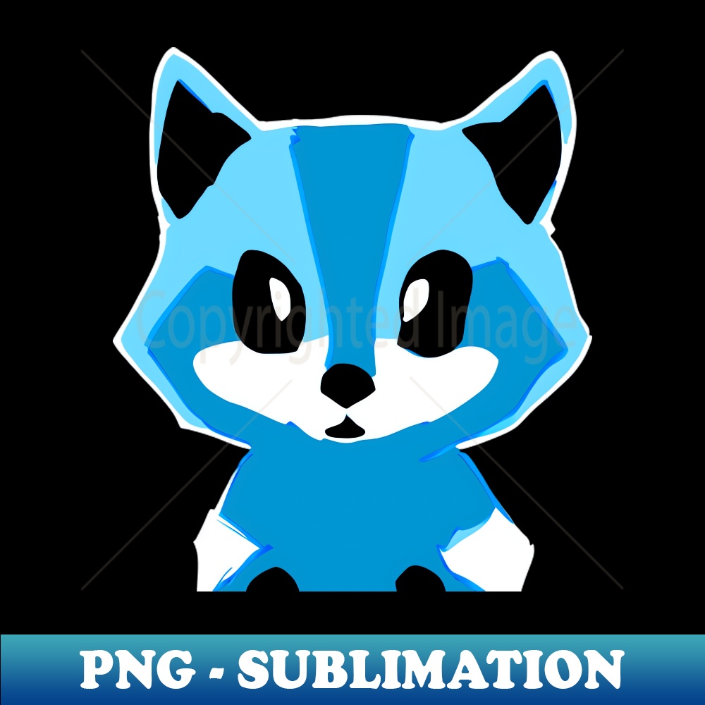 Colorful Cartoon Raccoon Kit aka Baby Trash Panda MD23Ani001 | Inspire ...