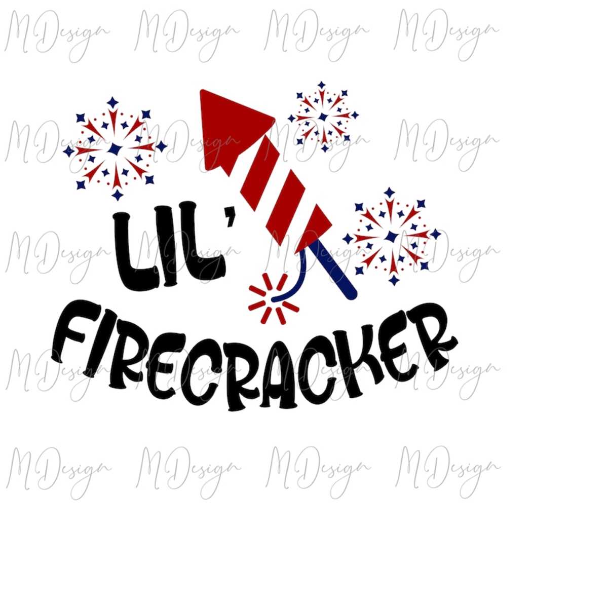 4th of July SVG Lil Firecracker Cutting File for Cricut, Sil | Inspire ...