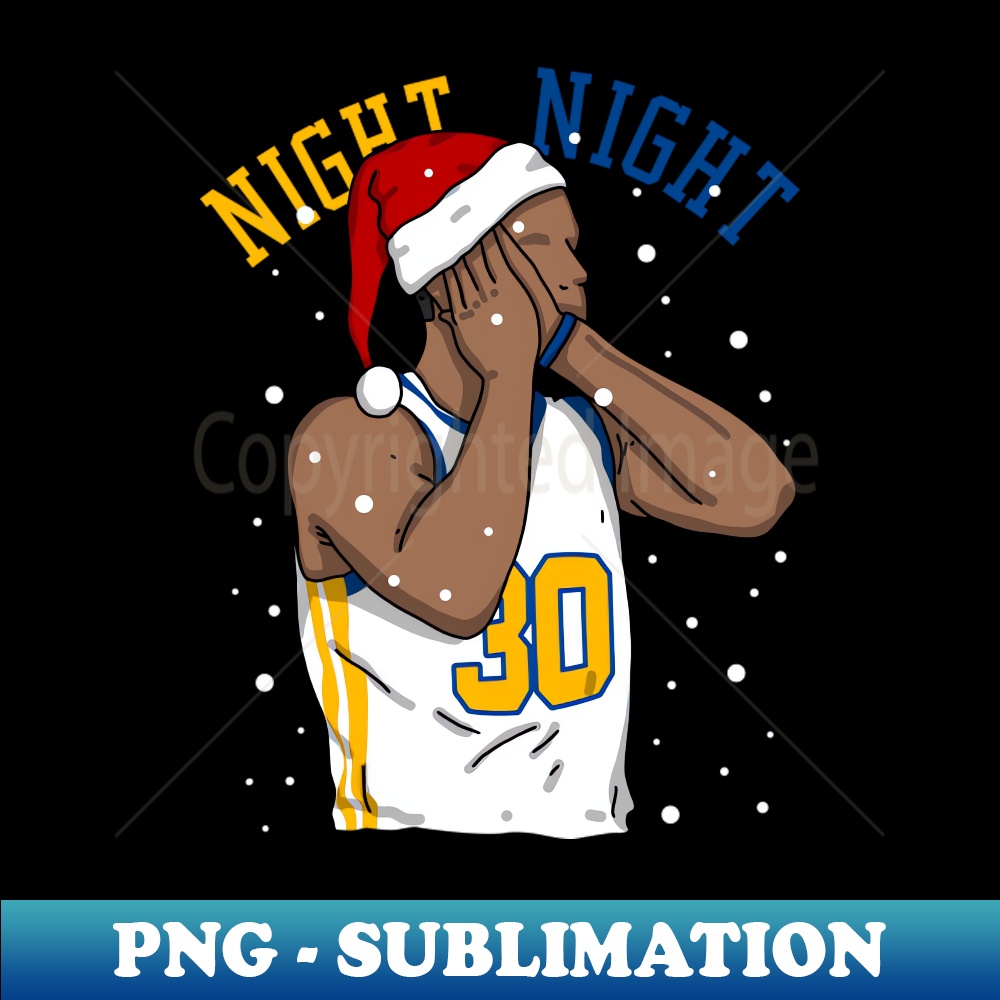 Steph Curry Christmas Night Night - Premium Sublimation Digi | Inspire ...