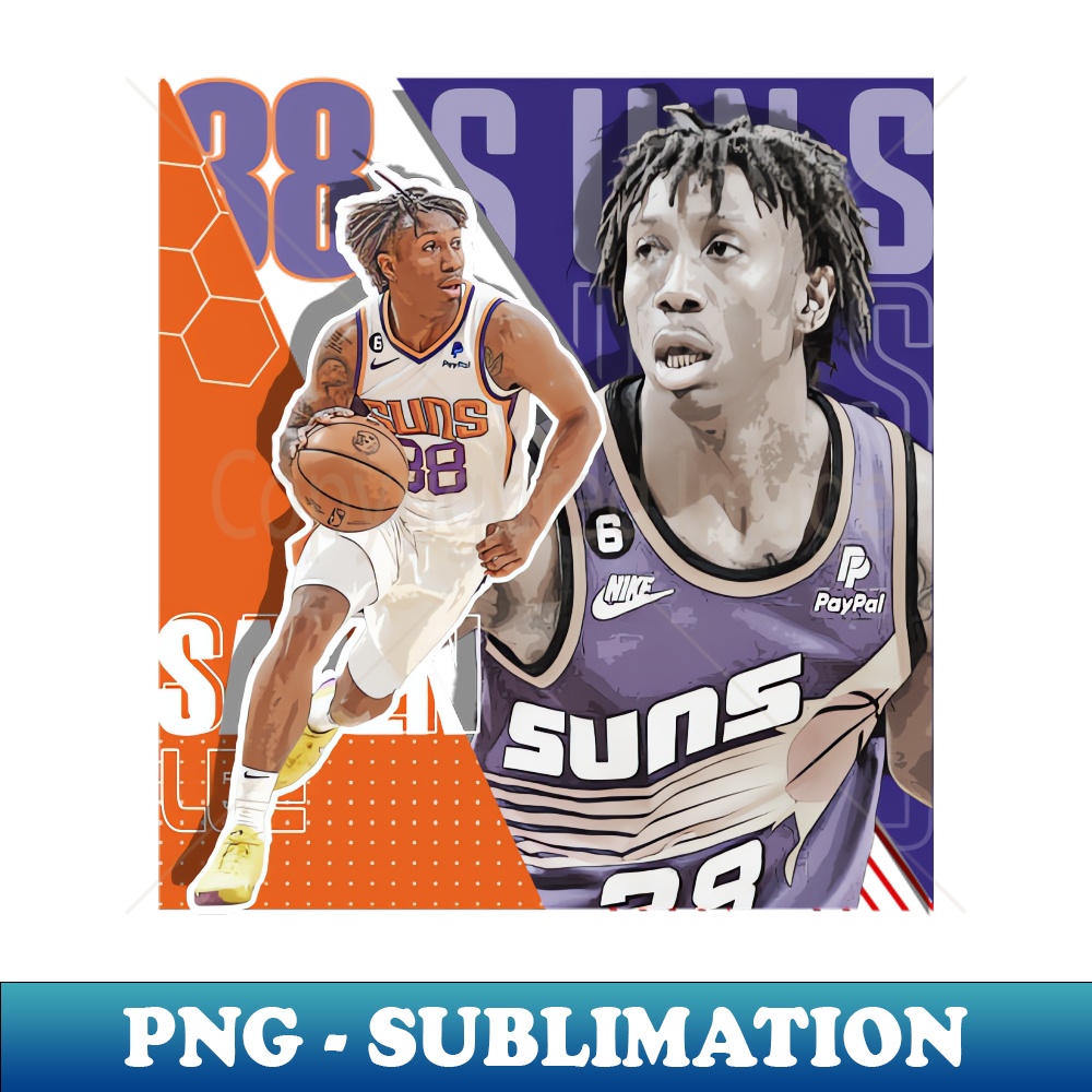 Saben Lee basketball Paper Poster Suns 7 - Instant PNG Subli | Inspire ...