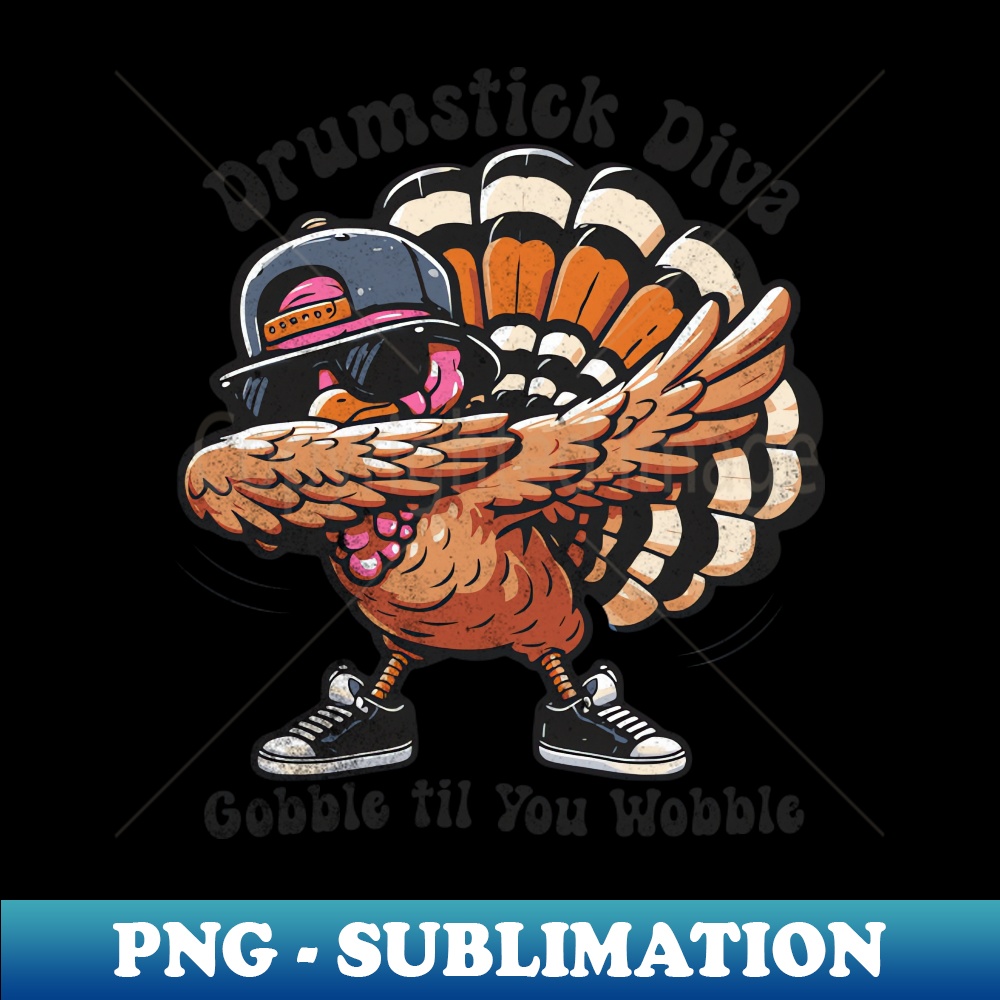 Funny Thanksgiving Turkey Cool Turkey Dabbing - PNG Transpar - Inspire ...
