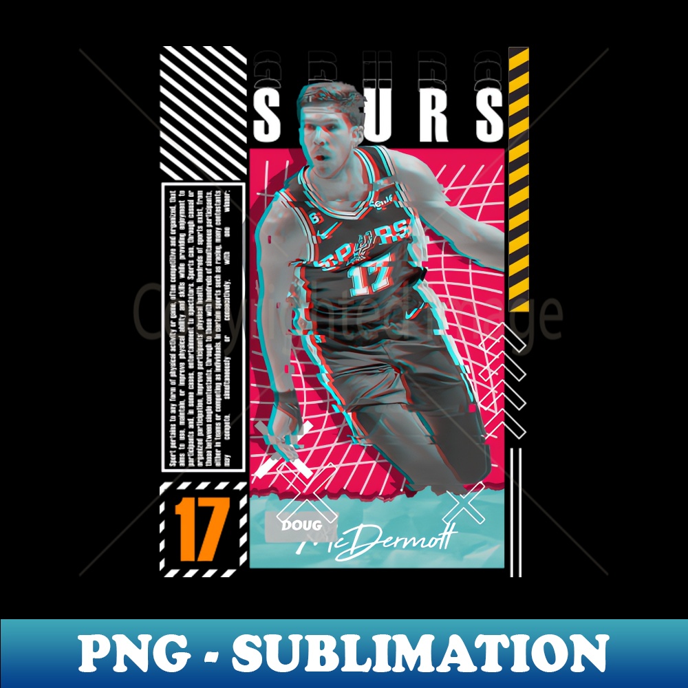 Doug McDermott Basketball Design Poster Spurs - Instant Subl - Inspire ...