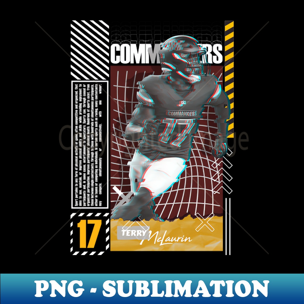 Terry McLaurin Football Design Poster Commanders - Instant P | Inspire ...
