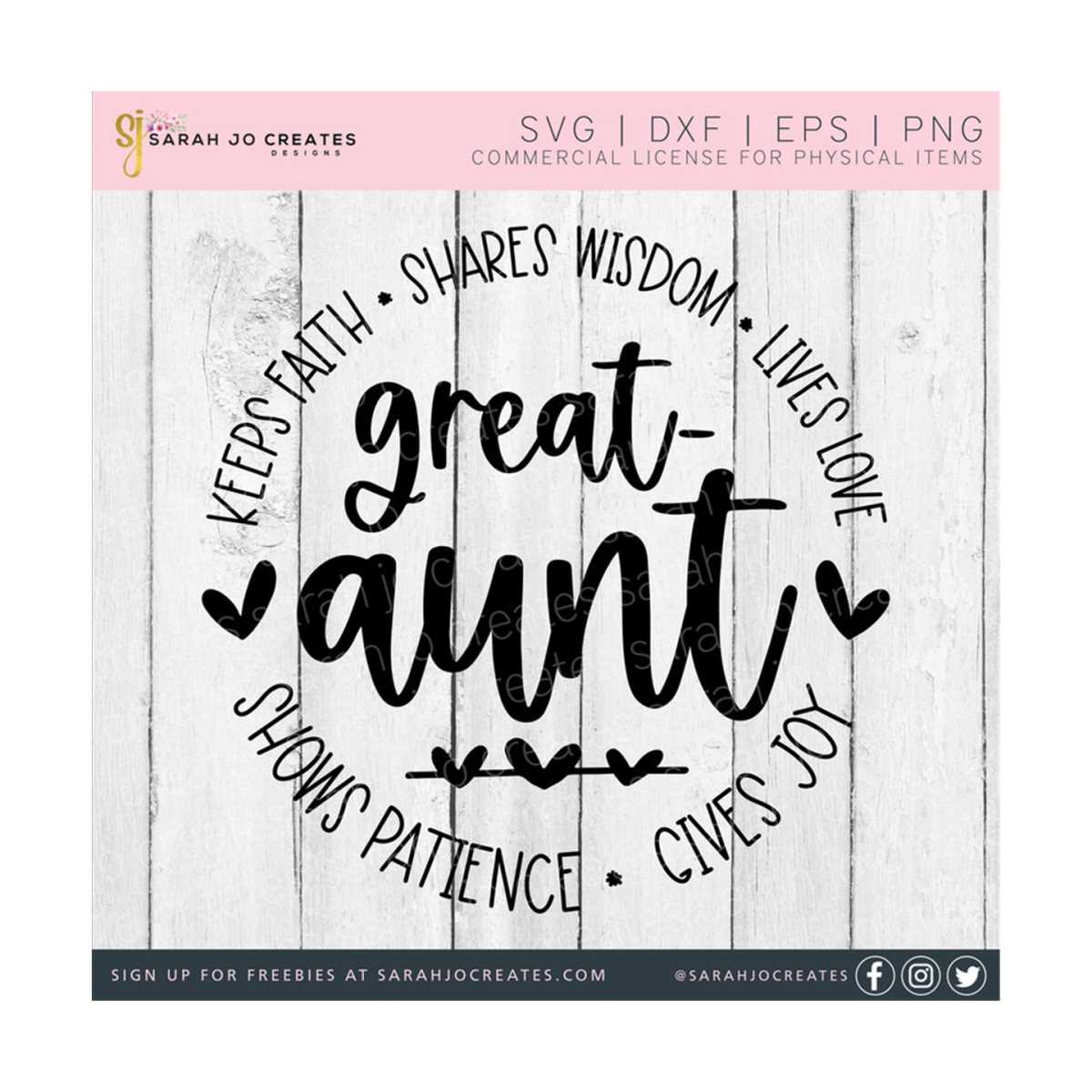 great aunt svg - Inspire Uplift