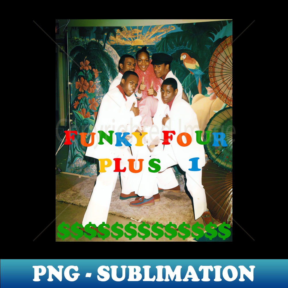 Funky Four Plus One - Decorative Sublimation PNG File - Add | Inspire ...