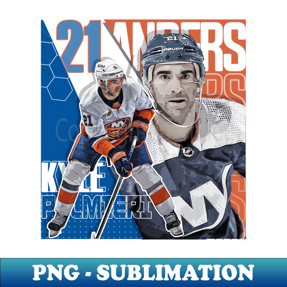 Kyle Palmieri Hockey Design Poster Islanders - Instant PNG S | Inspire ...