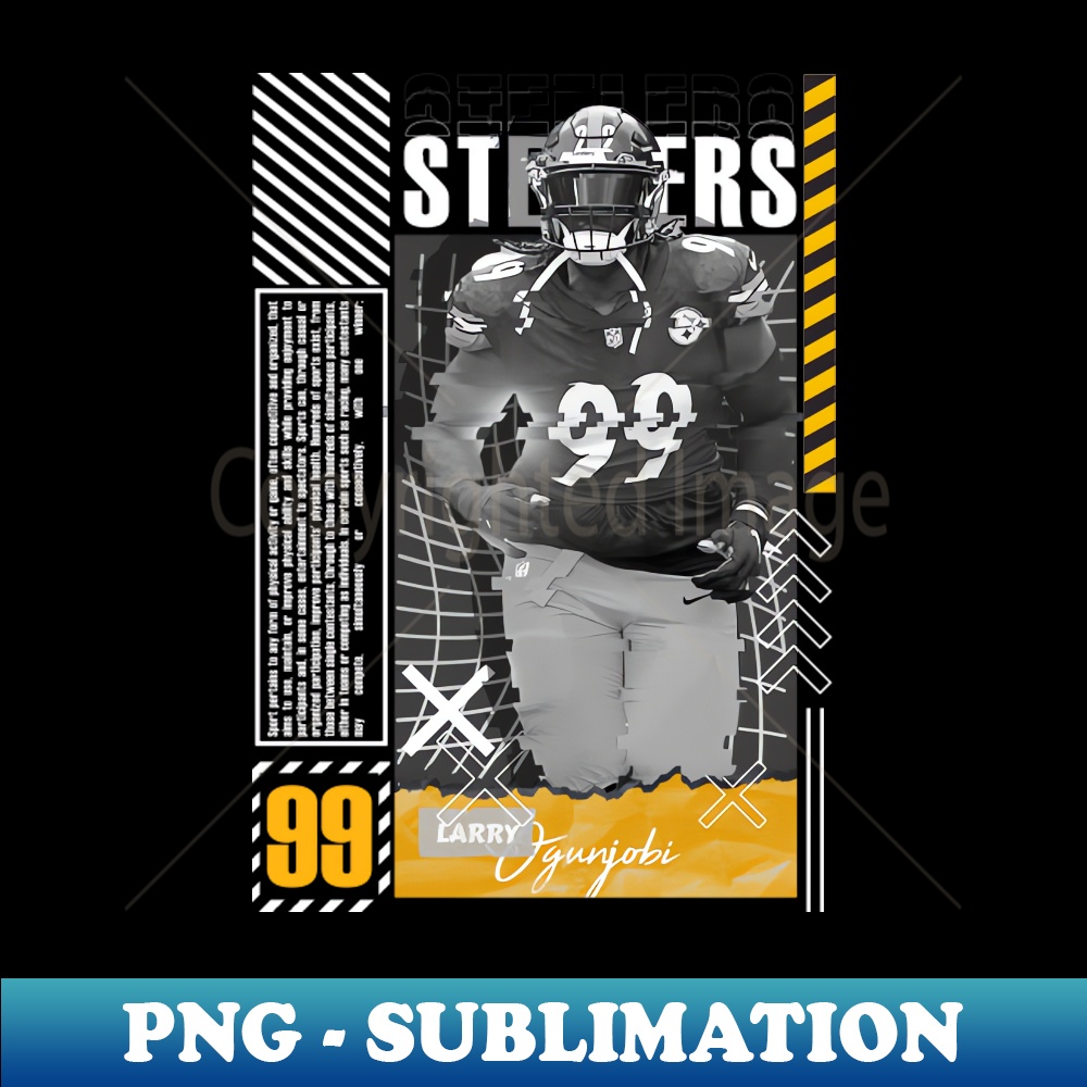 Larry Ogunjobi Football Paper Poster Steelers 8 - Instant Su | Inspire ...