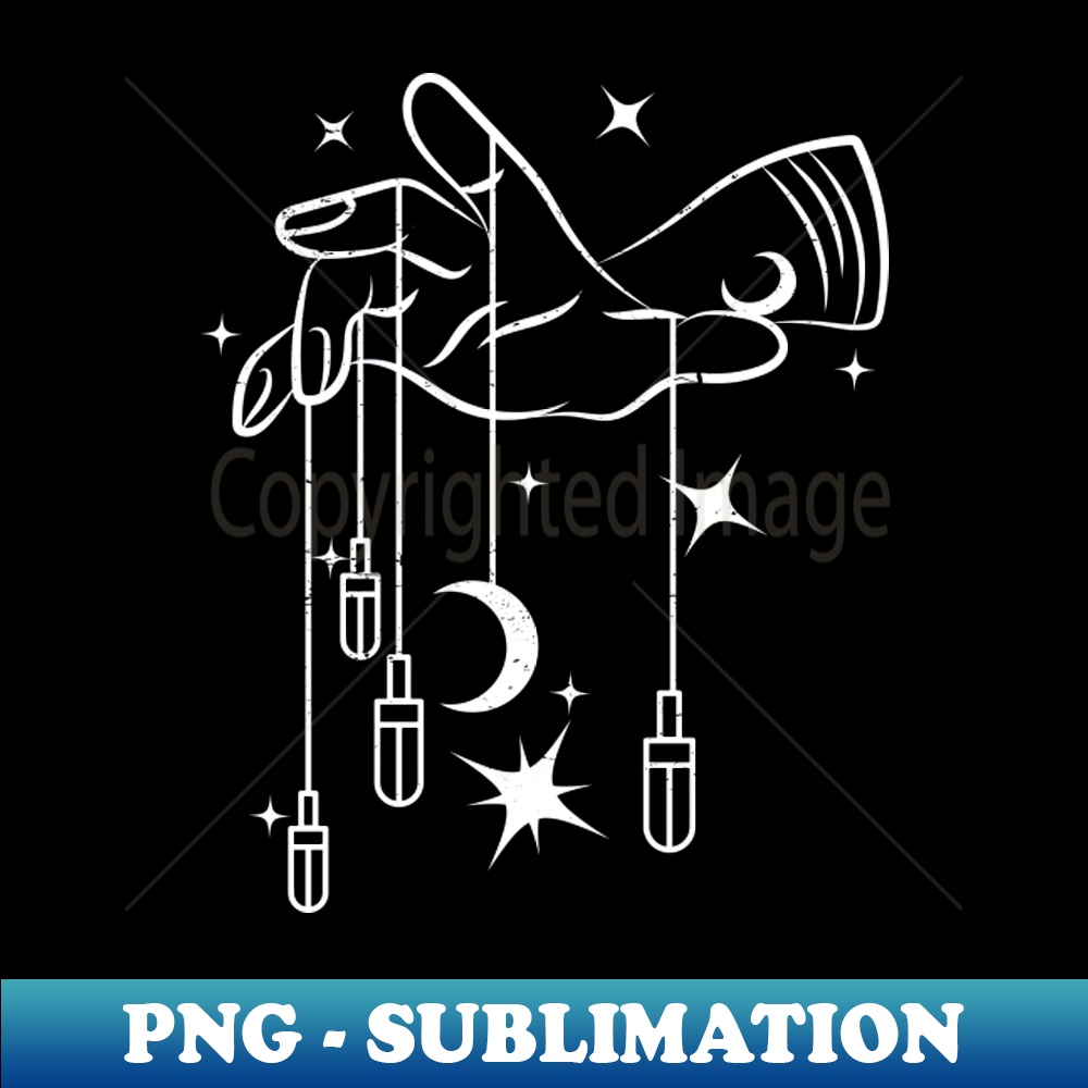 Occult Alchemist Hand Symbol - Retro PNG Sublimation Digital | Inspire ...