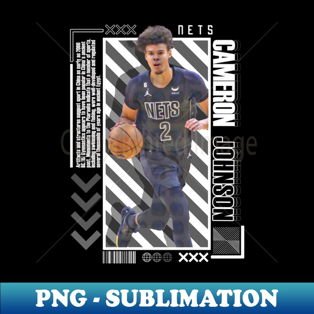 Cameron Johnson basketball Paper Poster Nets 9 - PNG Transpa | Inspire ...