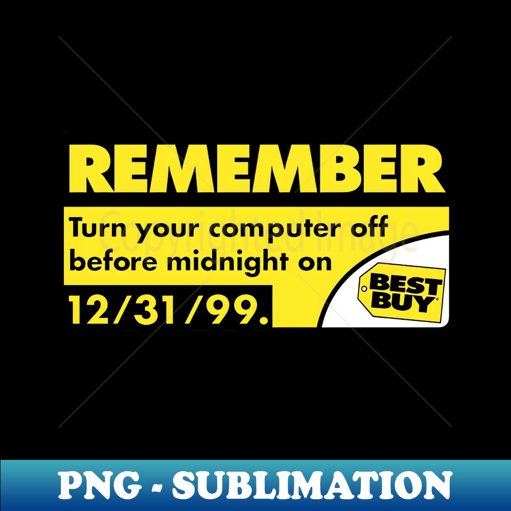 Remember Turn Your Computer Off Before Midnight Sticker - Pr | Inspire ...