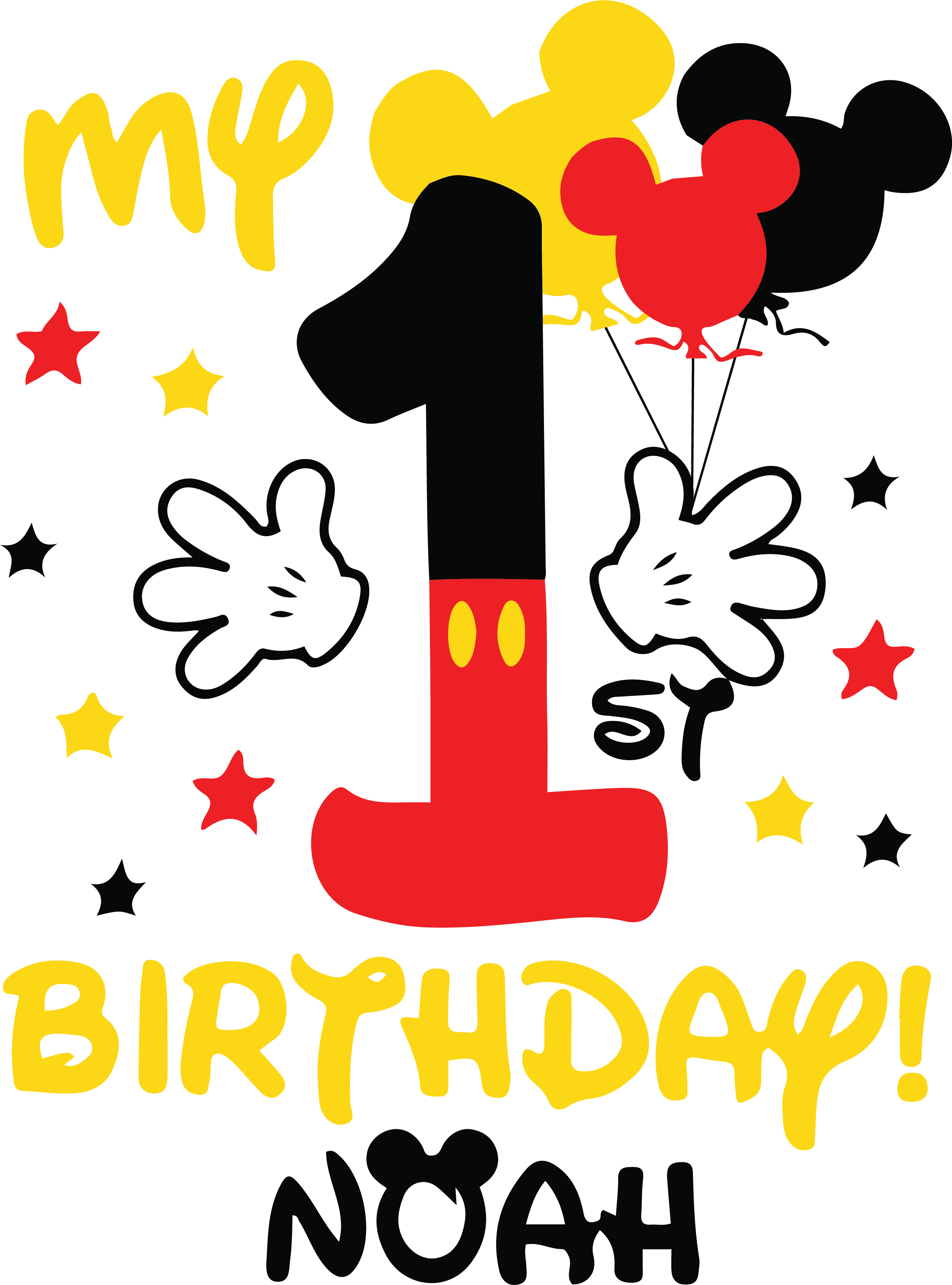 Mickey Mouse Birthday Svg, Mickey Birthday Svg, Boys Birthda - Inspire ...