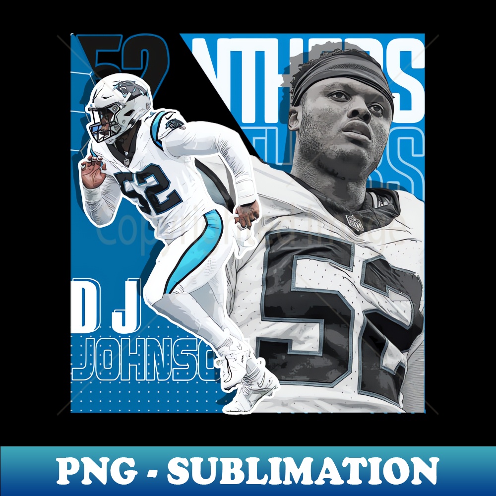 DJ Johnson Football Paper Poster Panthers 7 - High-Quality P | Inspire ...