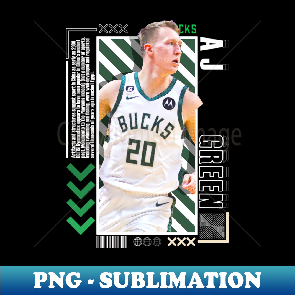 AJ Green basketball Paper Poster Bucks 9 - PNG Sublimation D | Inspire ...