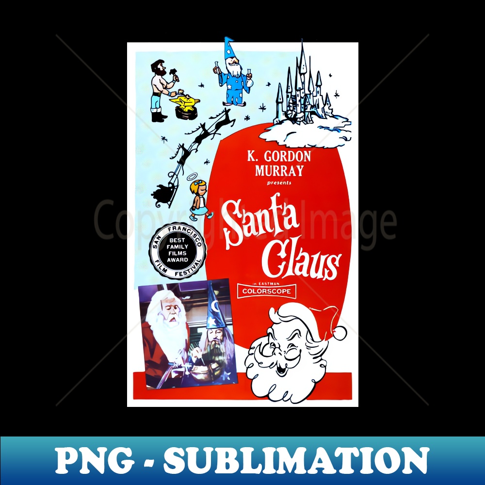 Santa Claus as seen on MST3K - PNG Transparent Digital Downl - Inspire ...
