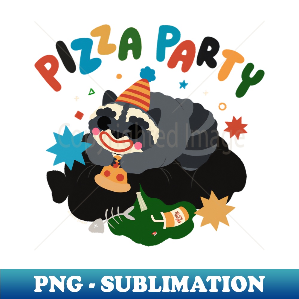Pizza Party - PNG Transparent Sublimation Design - Unlock Vi | Inspire ...