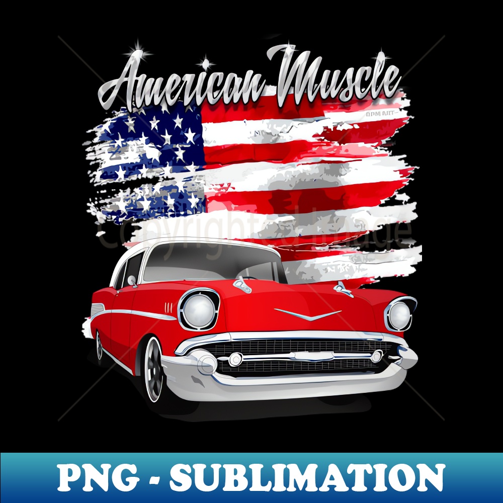 1957 Red and White American Muscle Chevy Bel Air - Exclusive | Inspire ...