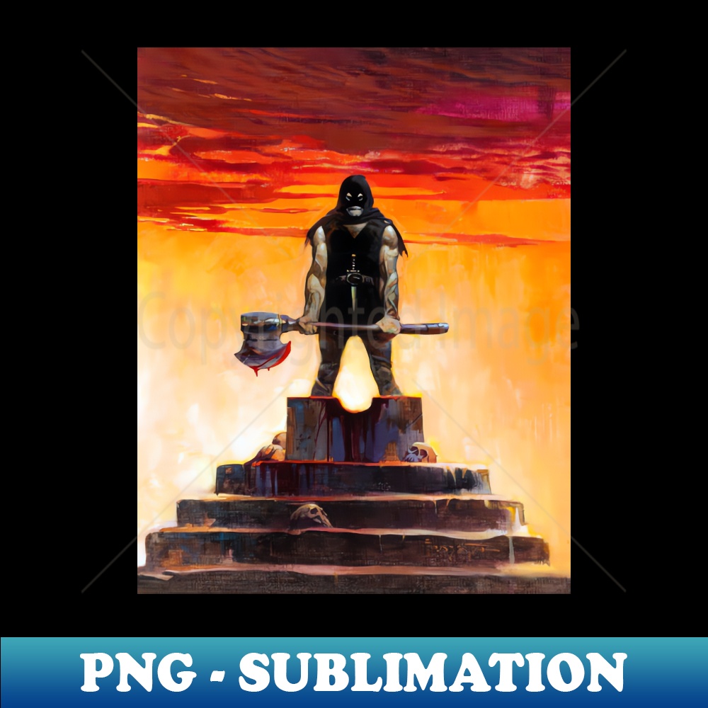 Creepy Executioner - Instant PNG Sublimation Download - Crea - Inspire ...