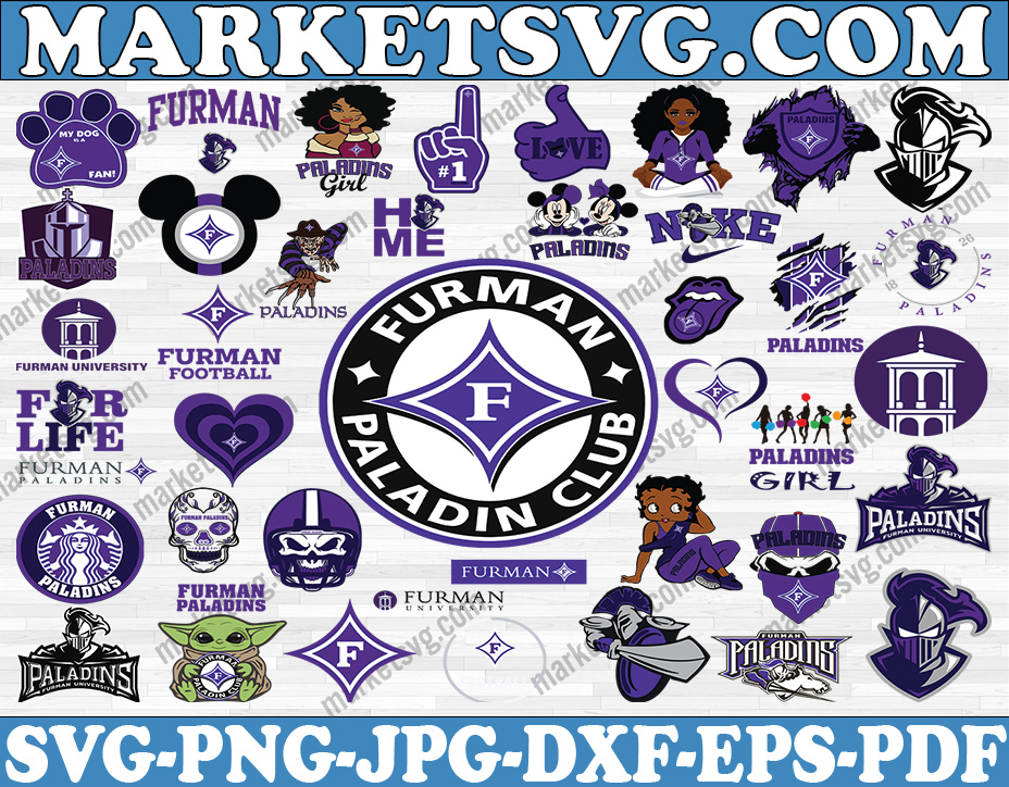 Furman-Paladins Teams Bundle Svg, Furman-Paladins svg, N-C-A | Inspire ...