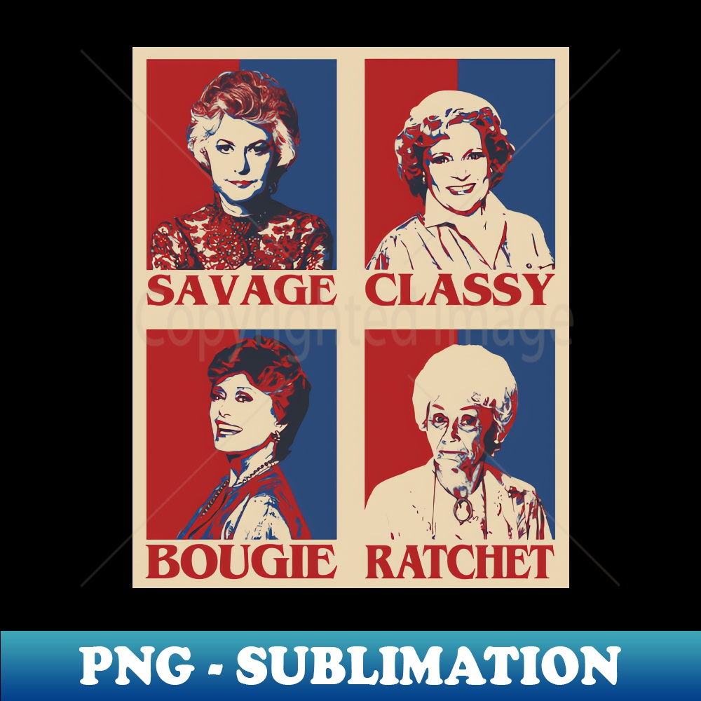 The Golden Girls Pop Art Style - Professional Sublimation Di - Inspire ...