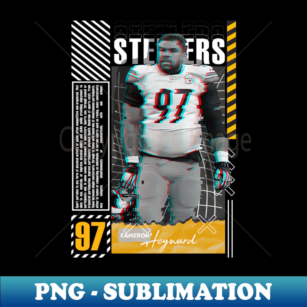 Cameron Heyward Football Paper Poster Steelers 8 - Unique Su | Inspire ...