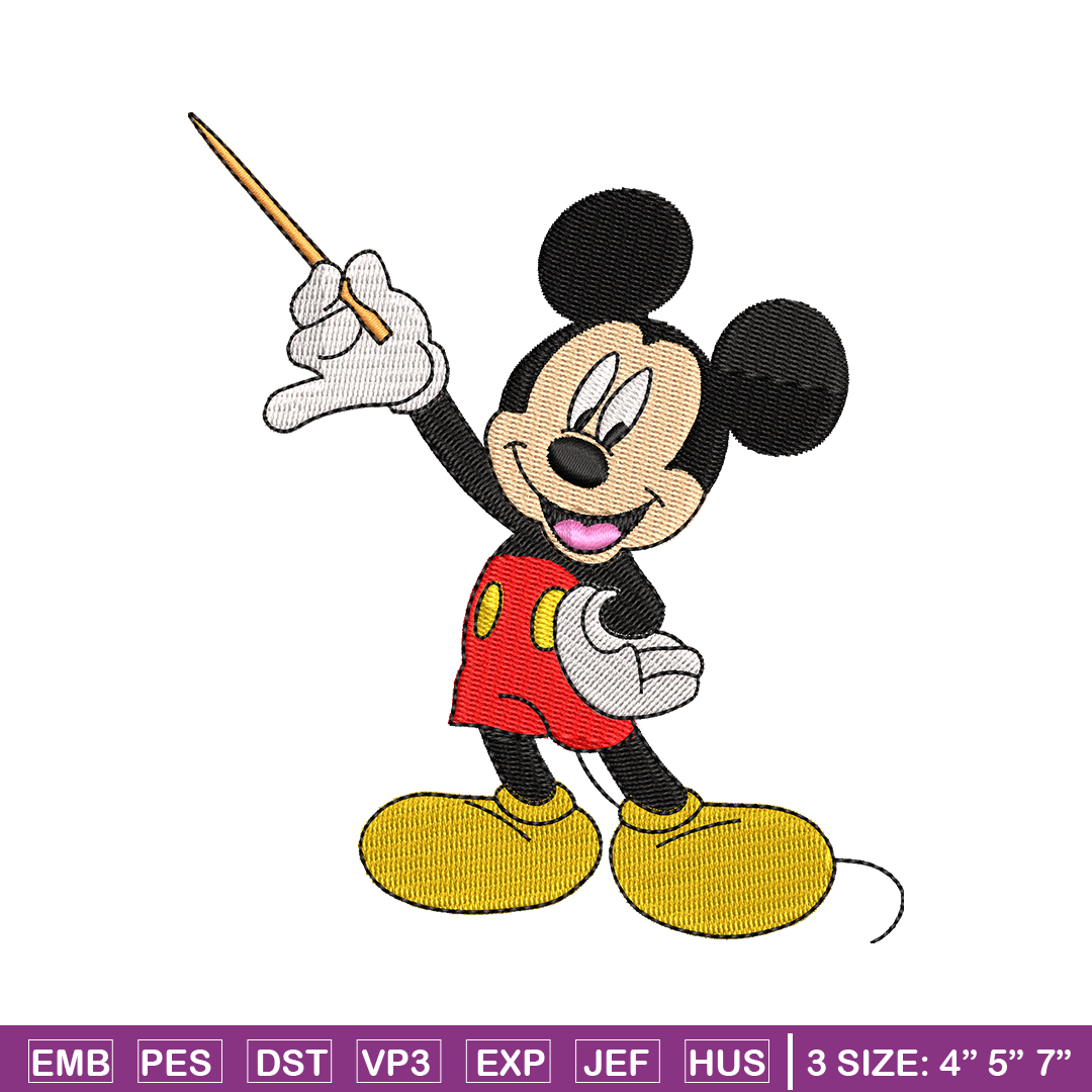 Mickey Mouse embroidery design, Mickey embroidery, logo desi | Inspire ...