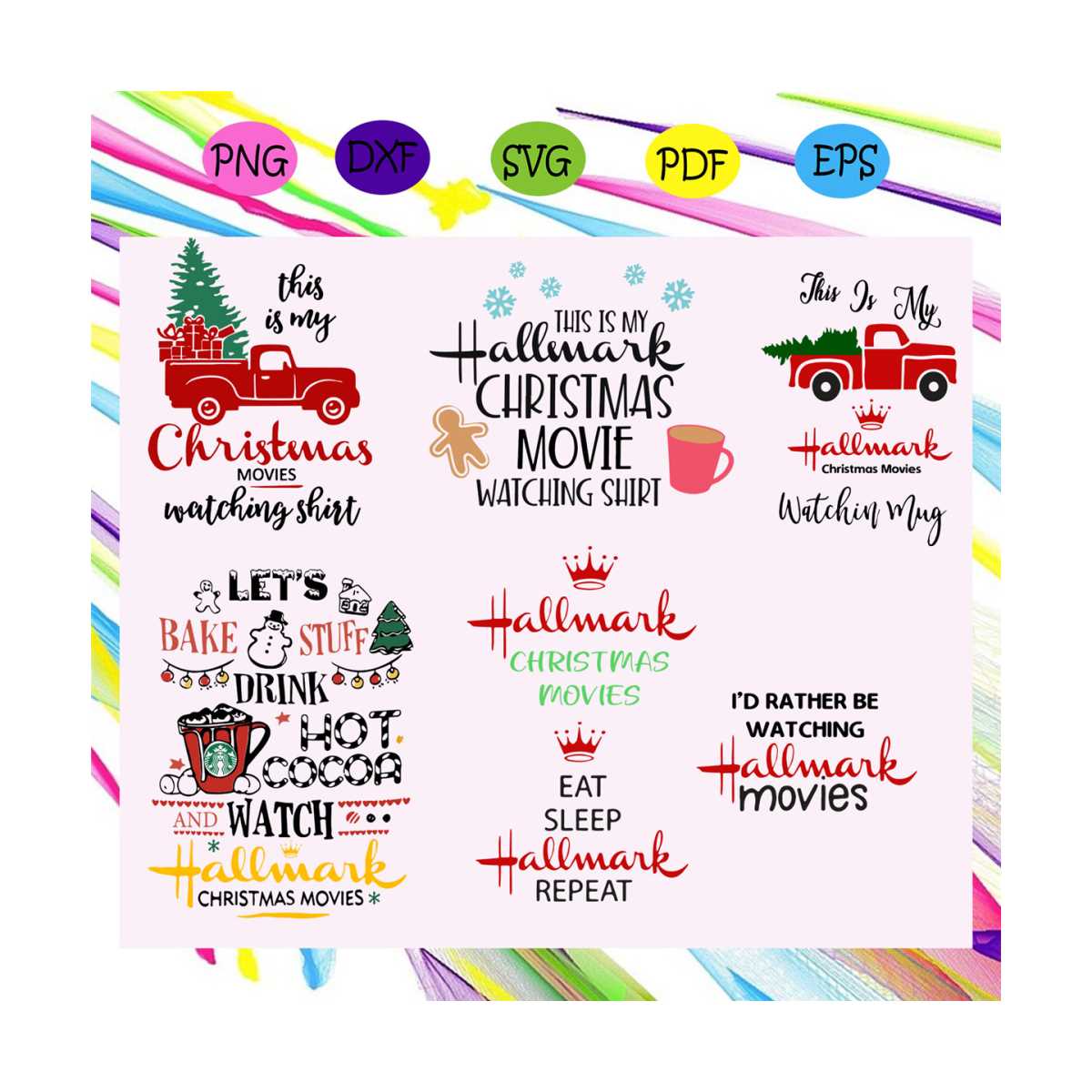 Hallmark bundle svg,Christmas Svg, merry christmas, grinch s | Inspire ...