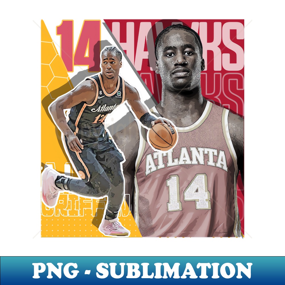AJ Griffin basketball Paper Poster Hawks 7 - PNG Sublimation | Inspire ...