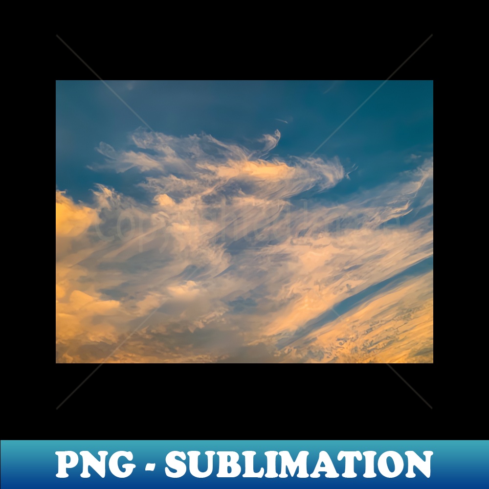Sky Cloud Art - Special Edition Sublimation PNG File - Defyi | Inspire Uplift