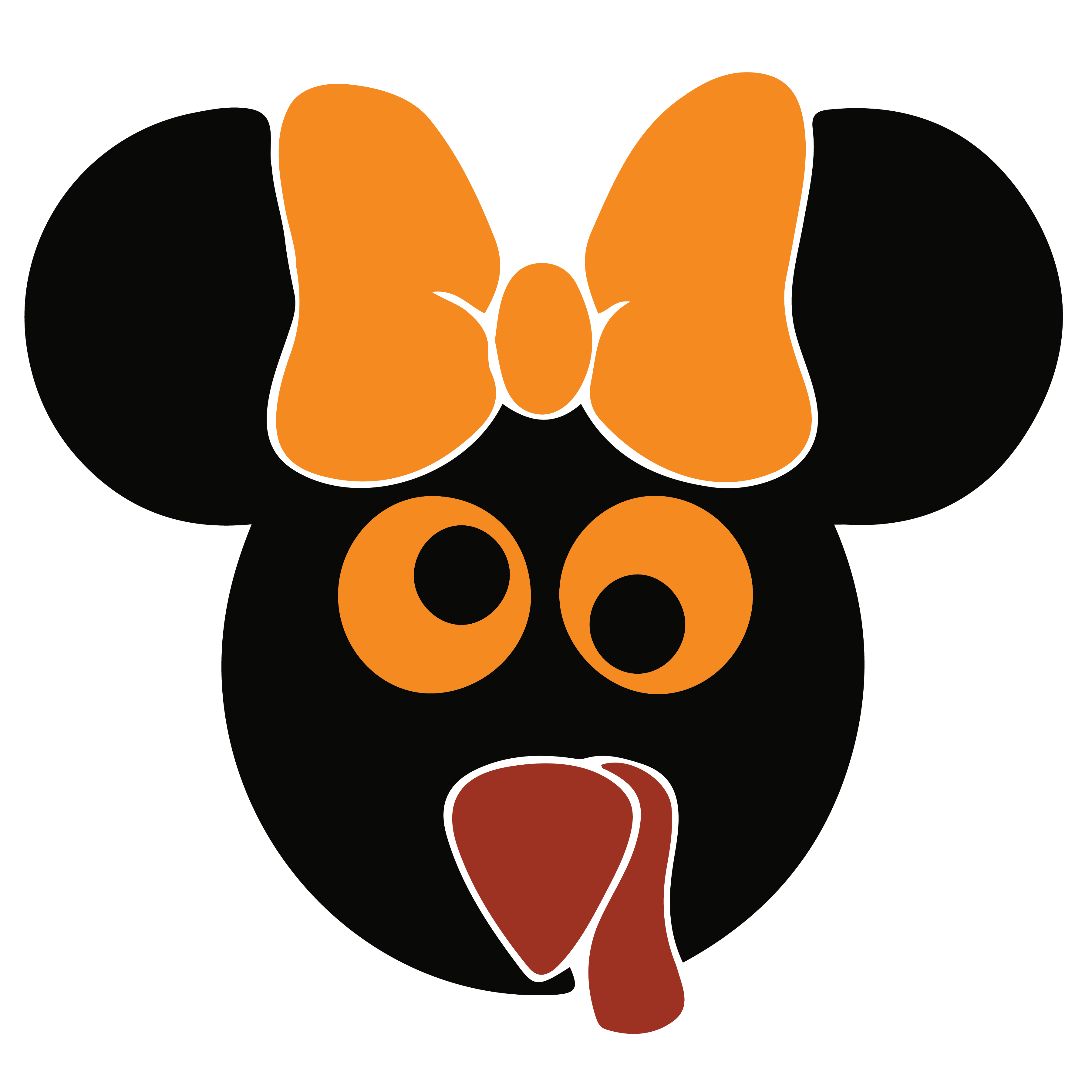 Turkey Minnie SVG, Turkey Minnie SVG Printable, Minnie mouse | Inspire ...